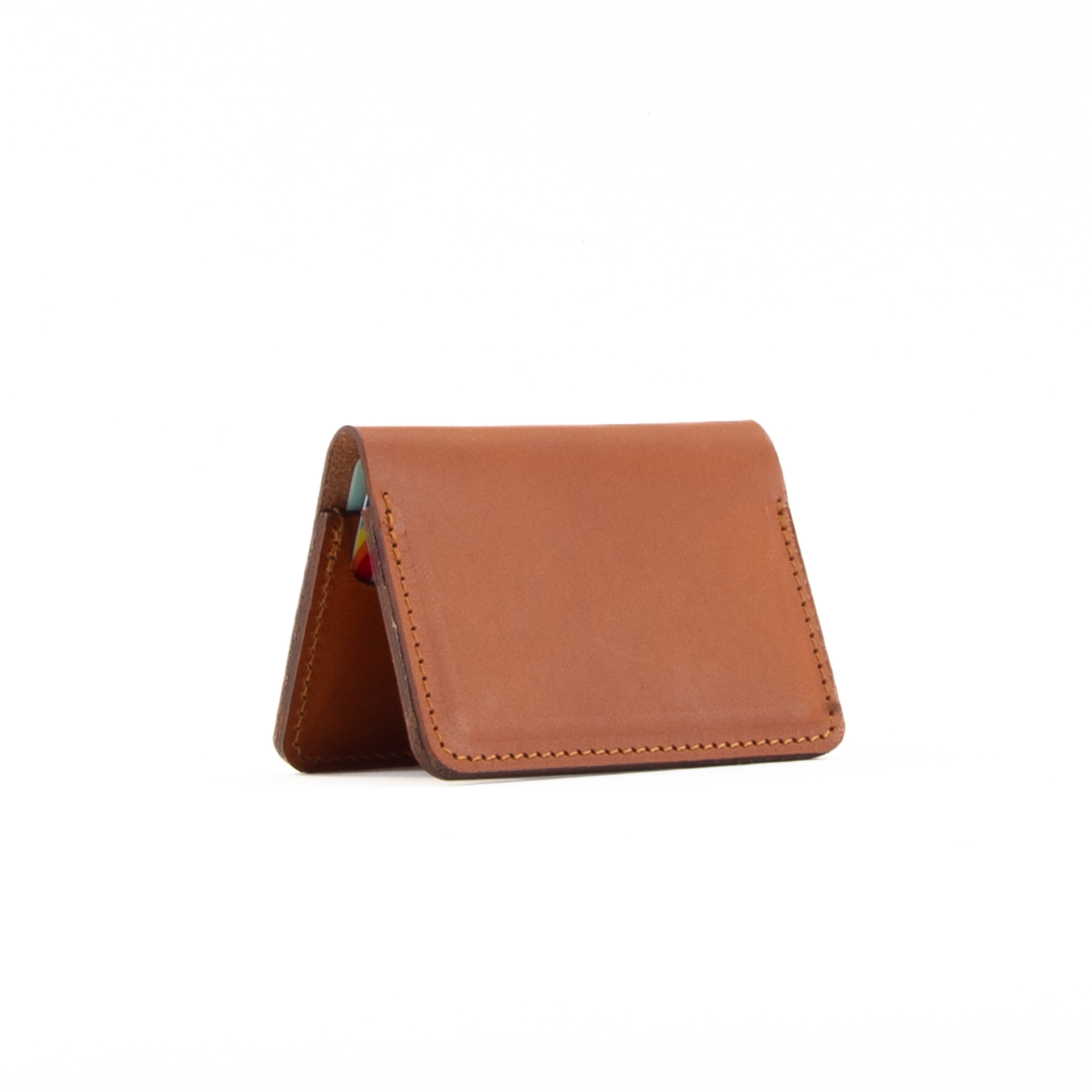 Tan Leather Card Holder – TILT//SHIFT Leatherworks
